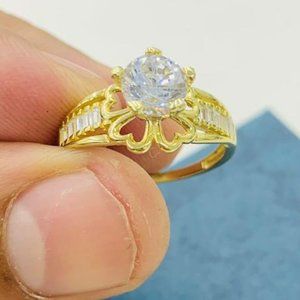 Prime Jewelry & Electroncis | Jewelry | 4k Yellow Solid Gold Solitaire ...